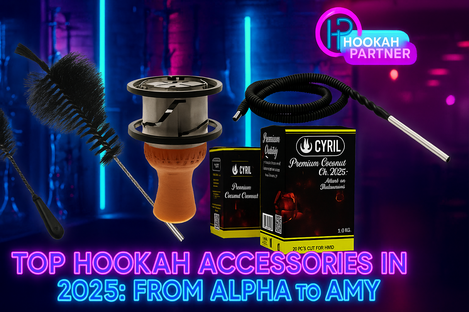Top Hookah Accessories in 2026 – Alpha & Amy Must-Haves | Hookah Partner