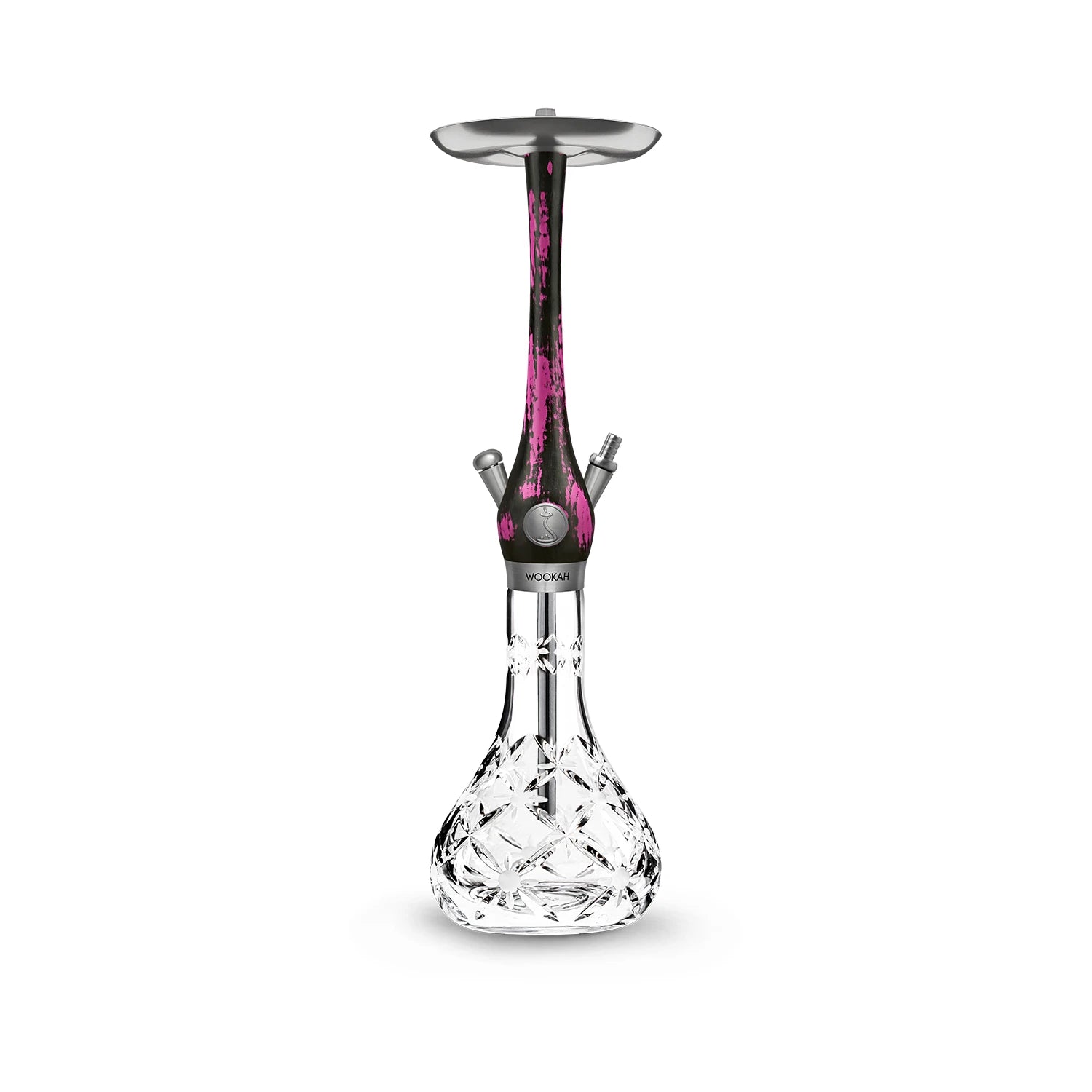 Wookah Black Pink Body & Base Bloom - Hookah Partner