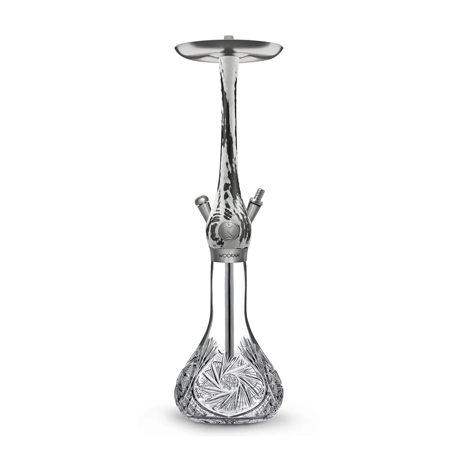 Wookah White Black Body & Mill Base - Hookah Partner